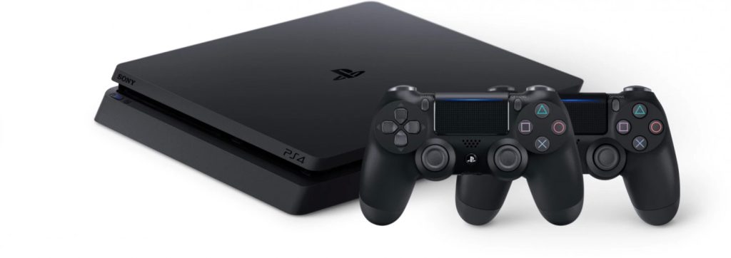 Sony PlayStation 4 Slim 1TB CUH-2216B w/ 2 DS Controllers - PlayStation 4, Sony, Spēļu konsoles ...